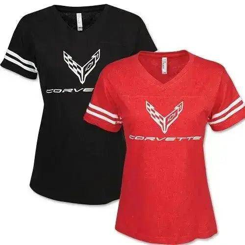 C8 Corvette Ladies Rhinestone T-Shirt - Team Lingenfelter